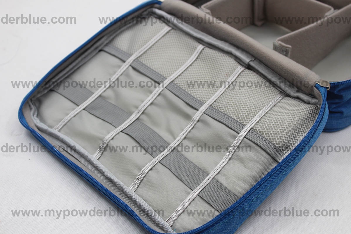 Custom Printed Large Travel Pouch for Power Banks, Gadgets, and Cables